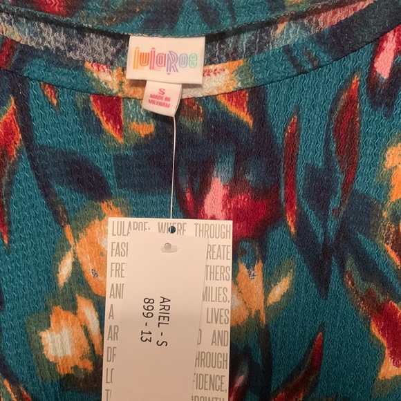 LuLaRoe | Dresses | Lularoe Dress Green Flora Ariel Dress And New With ...